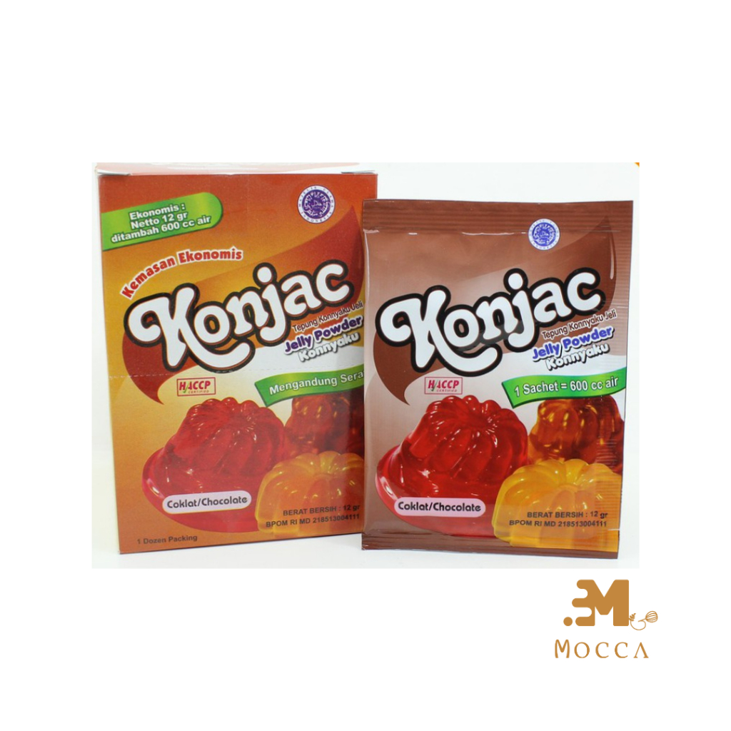 Jual KONJAC JELLY POWDER COKELAT 12GR | Shopee Indonesia