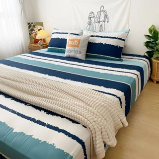 Jual SUBStories Sprei Katun Lokal Anti Geser Elastic Lock Aesthetic ...