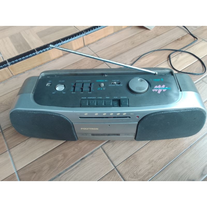 Jual radio tape polytron grand compo psc123c | Shopee Indonesia