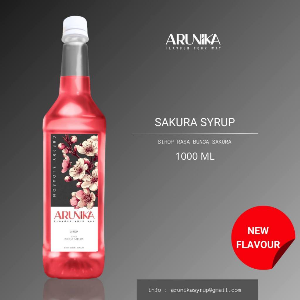 Jual Cherry Blossom/Bunga Sakura Arunika Syrup 1000ml | Shopee Indonesia