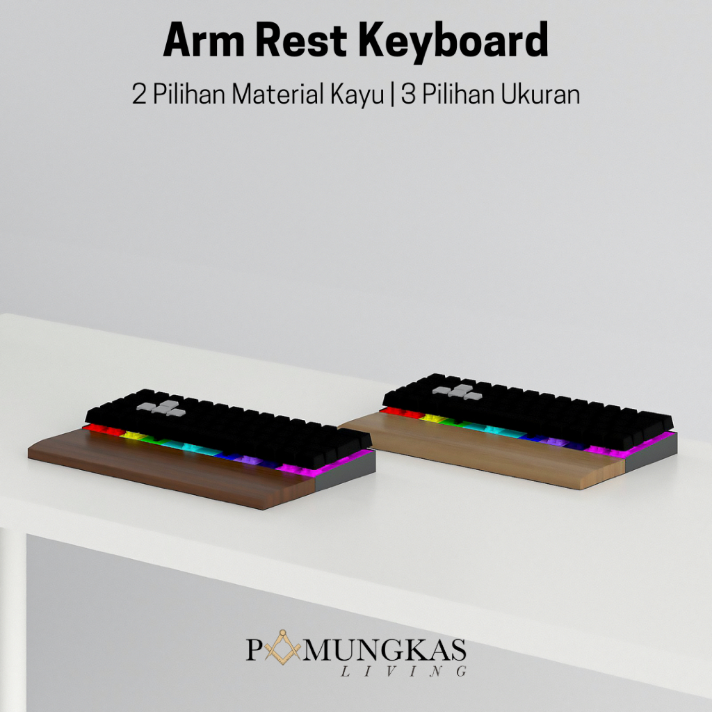 Jual Pamungkas Arm Rest Keyboard Kayu Jati Kayu Meranti | Shopee Indonesia