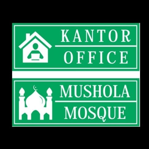 Jual STIKER VINYL MUSHOLA /KANTOR 10X30CM SIGN RAMBU K3 | Shopee Indonesia