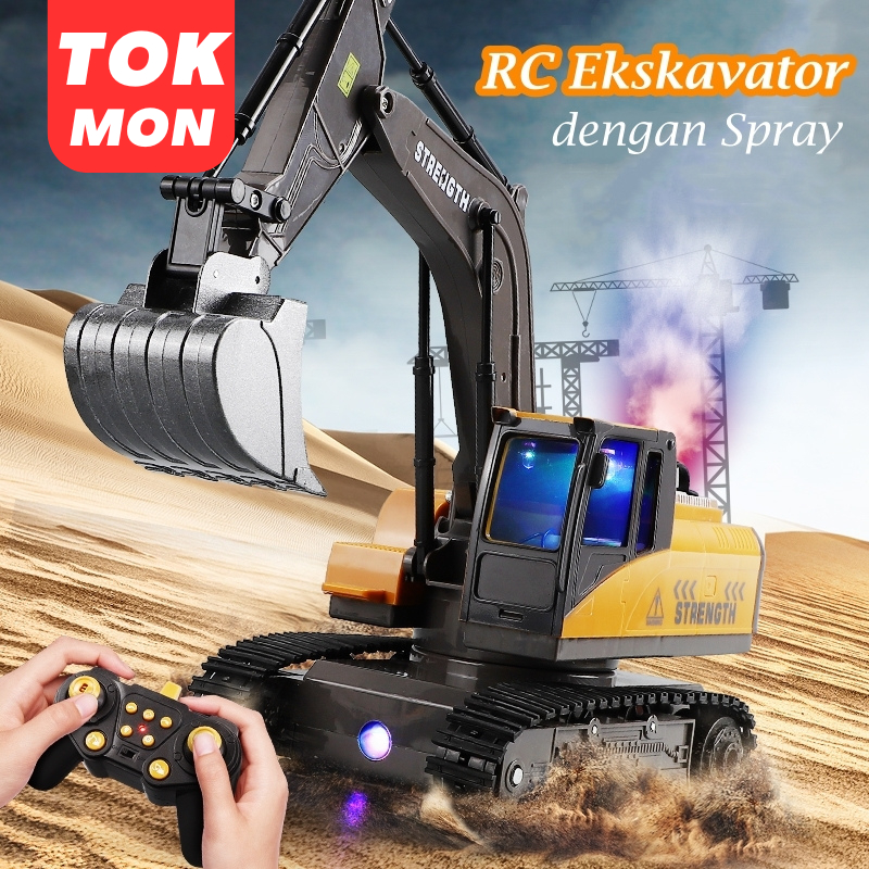 Jual Excavator Mainan Remote Control 14 Channel RC Beko Paduan 2.4Ghz ...