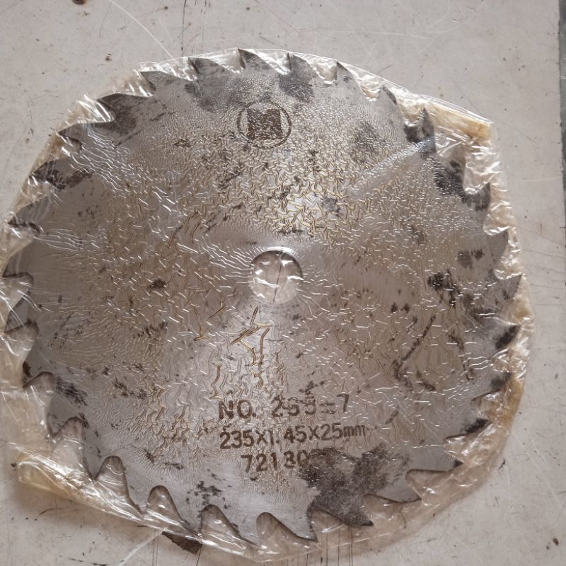 Jual circular saw Blade 9" x 25mm lubang MEW no 235-7 235x 1,45 x 25 mm ...