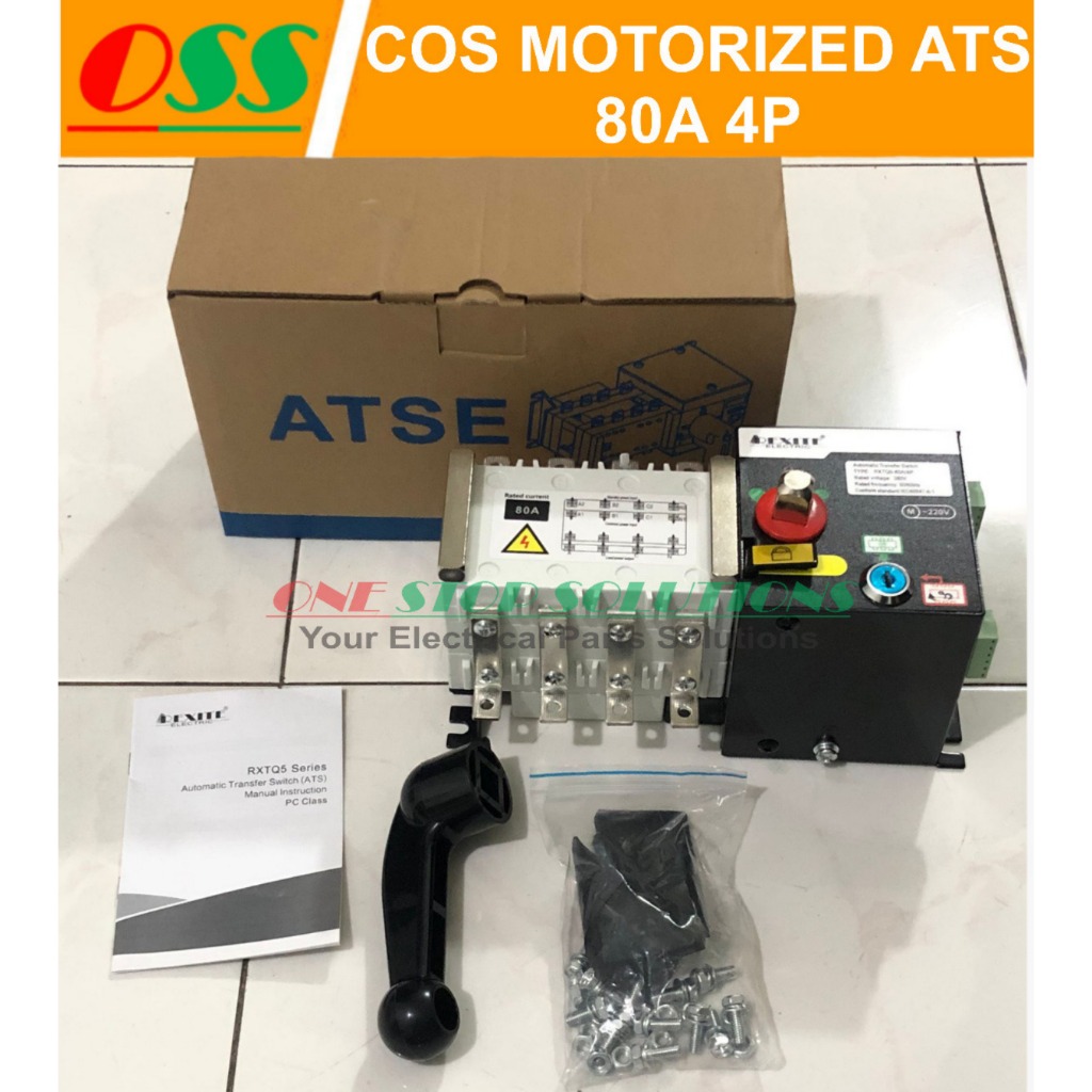 Jual COS MOTORIZED ATS 80A 4P ATS UNIV UNIV-80A UNTUK PANEL ATS AMF ...