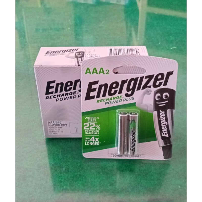 Jual Baterai Energizer Rechargeable AAA 700mAh - Isi 6 Set | Shopee ...