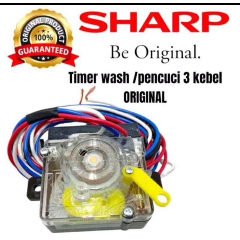 Jual Sharp Timer wash original kabel 3/mesin cuci Sharp 2 tabung ...