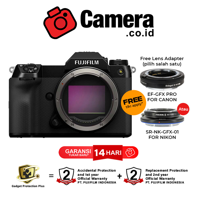 Jual FUJIFILM GFX 100S II Body Only FUJI GFX100SII Medium Format Mirrorless GFX 100 S II GARANSI ...