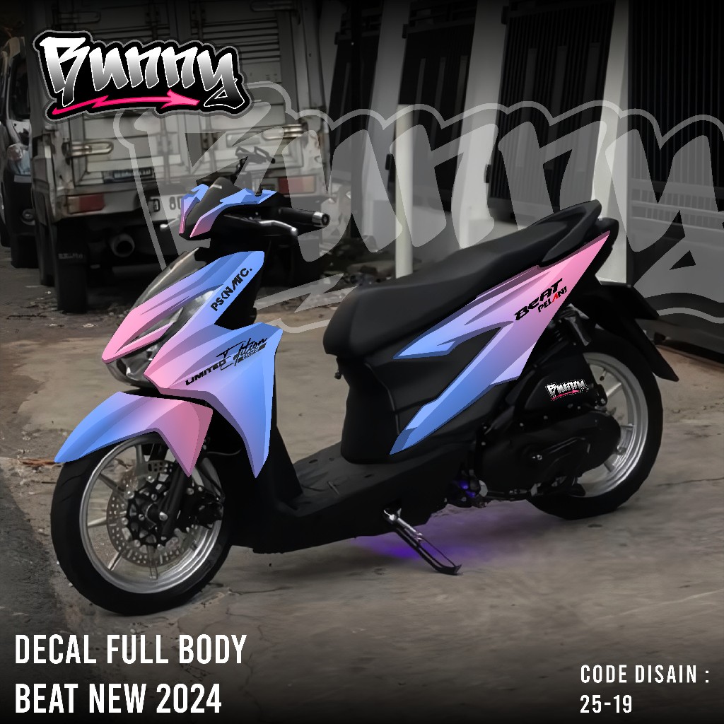 Jual (COD) TERBARU Decal Sticker Honda Beat CBS STREET Smart Key Remote ...