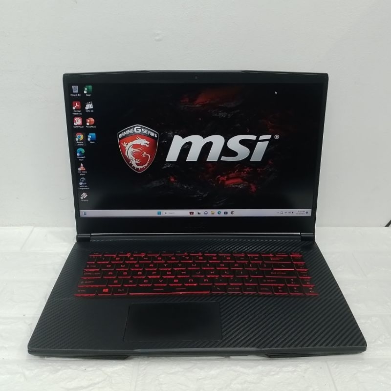 Jual Laptop Gaming MSI GF63 Thin 9RCX Intel core i5-9300H RAM 8GB SSD 256GB VGA GTX 1050 Ti ...