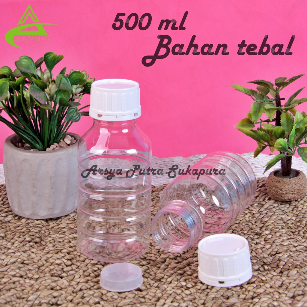Jual Botol Plastik PS CHEMICAL 500ml / Botol Serbaguna 500 ml /Chemical ...