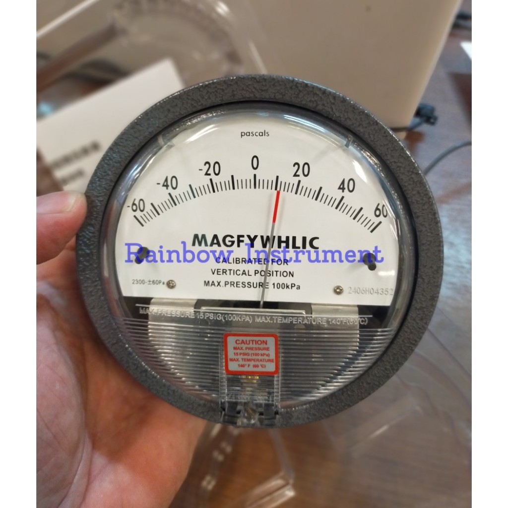 Jual MAGNEHELIC Micro Pressure Gauge - 500 pa ~ + 500 pa / Micro ...