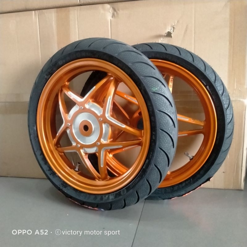Jual paket velg dan ban velg bintang v Rossi orbit x Mio Vario beat ...