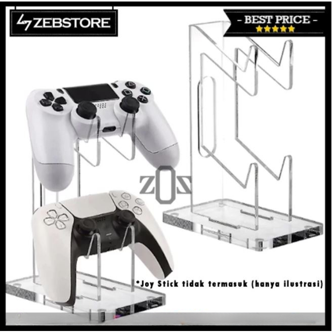 Jual Stand Holder Penyangga Joystick Dual Controller Universal Acrylic ...