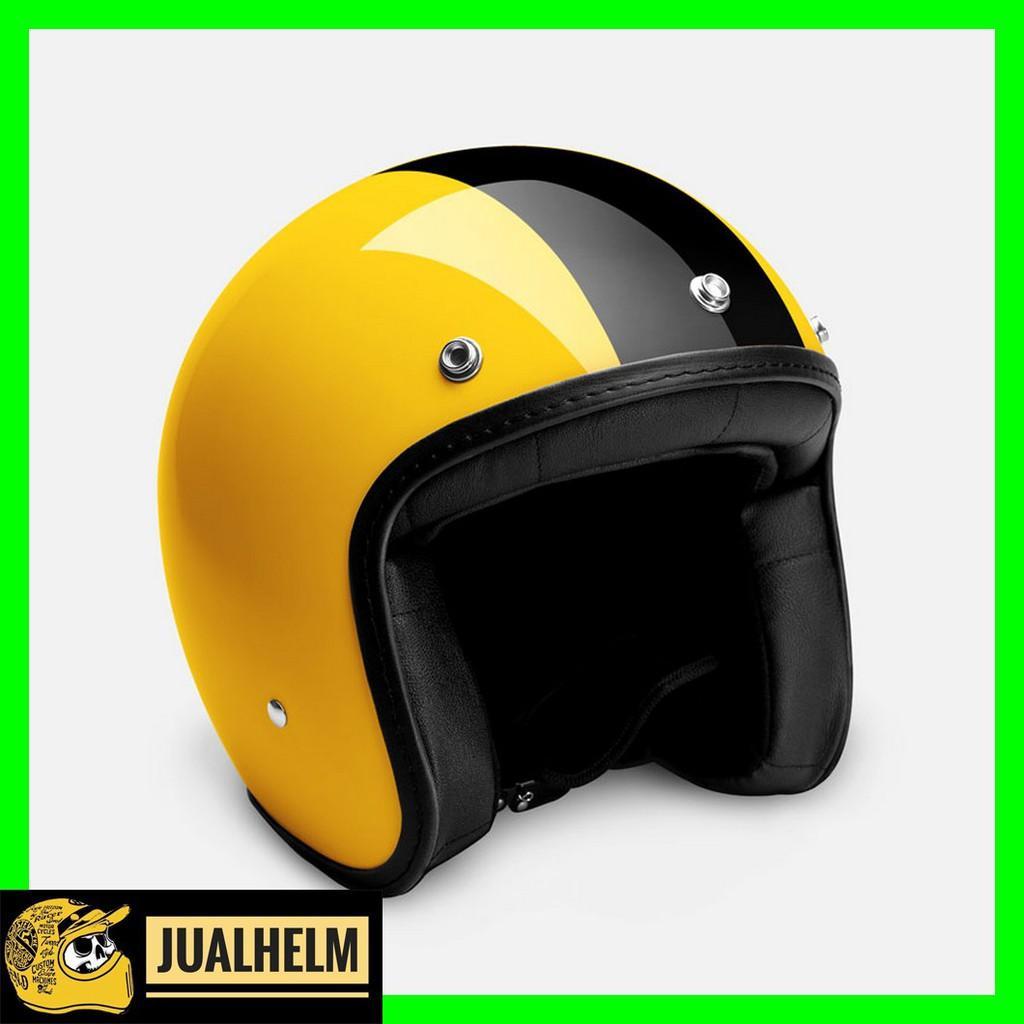 Jual HELM RETRO ZULU VIPER YELLOW | Shopee Indonesia