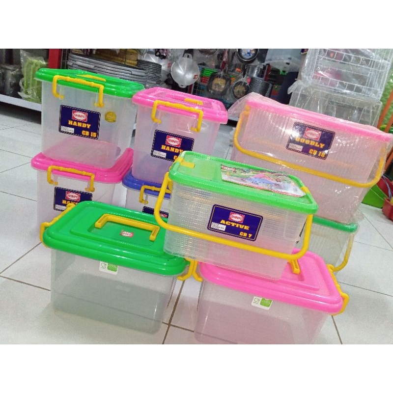 Jual Container Box Plastik Serbaguna Shinpo CB 8/10/15/18/25/30 ...