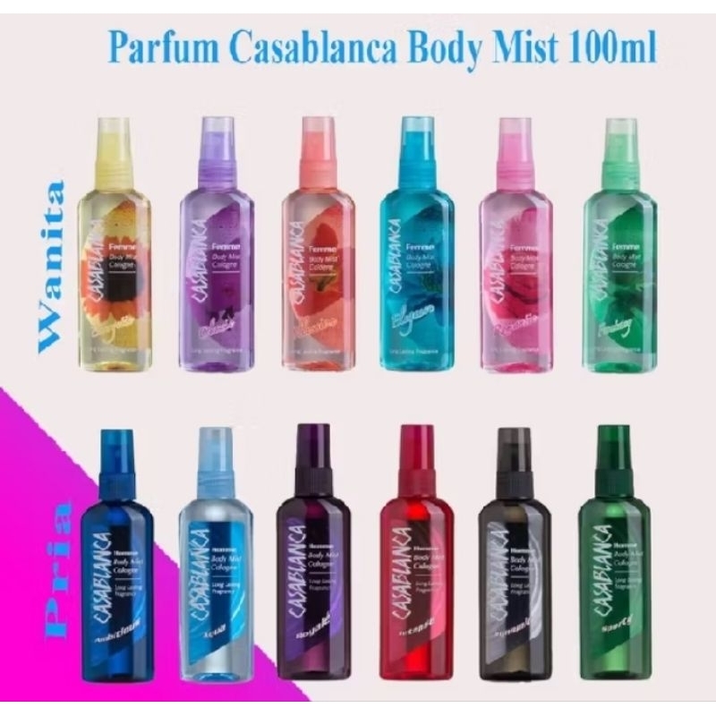 Jual Casablanca Body Mist 100 ml | Shopee Indonesia