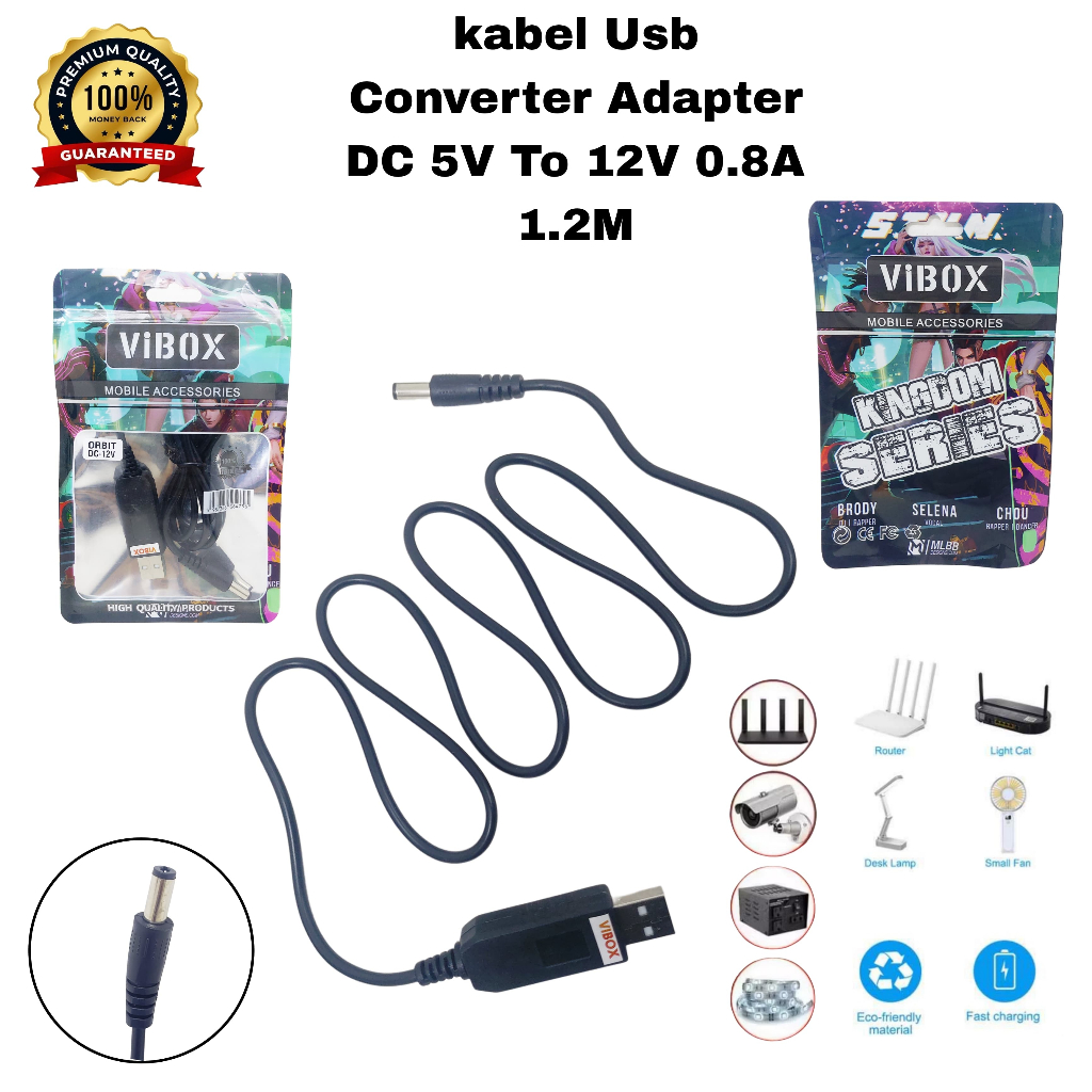 Jual Vibox Kabel Power USB DC 12V Modem Orbit Telkomsel / Kabel Wifi 5V ...