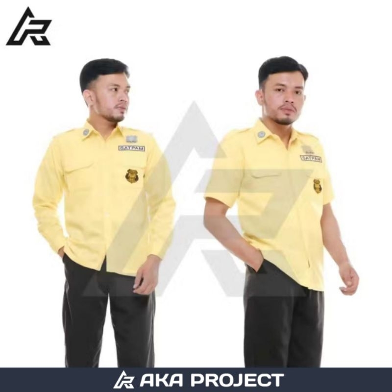 Jual SERAGAM SATPAM SERAGAM SCURITY LENGAN PANJANG PENDEK TERBARU ...