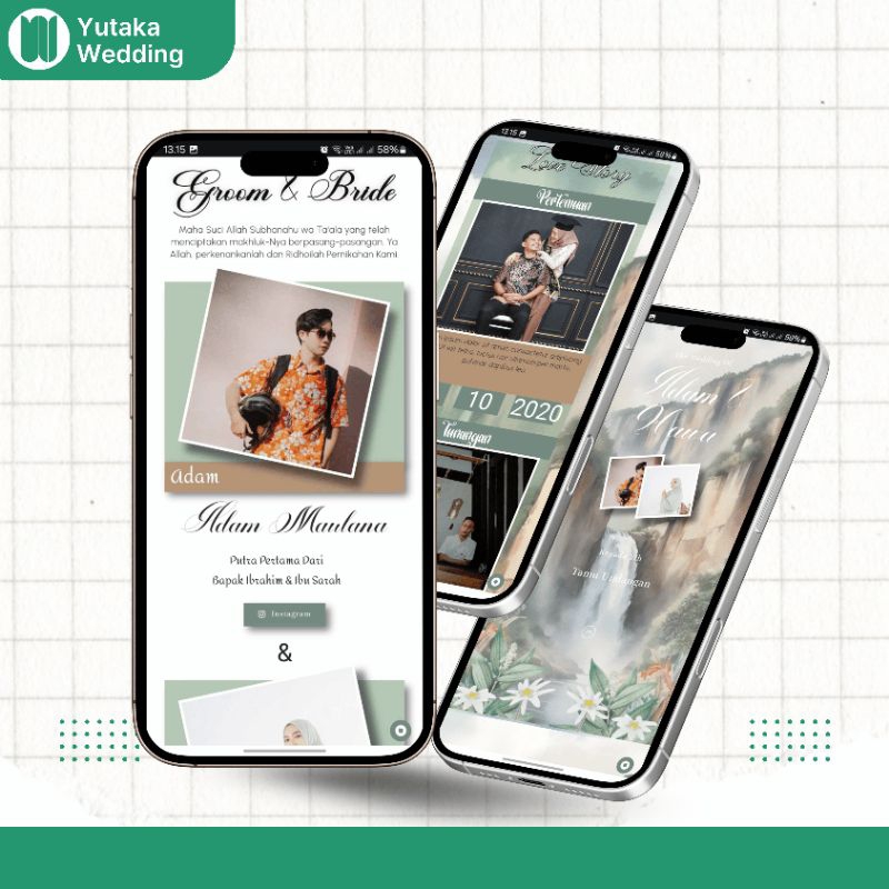 Jual Undangan Website Simple & Cantik – Cocok untuk Lamaran, Pernikahan ...