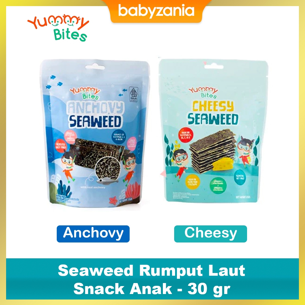 Jual Yummy Bites Anchovy / Cheesy Seaweed Rumput Laut Snack Anak - 30 ...