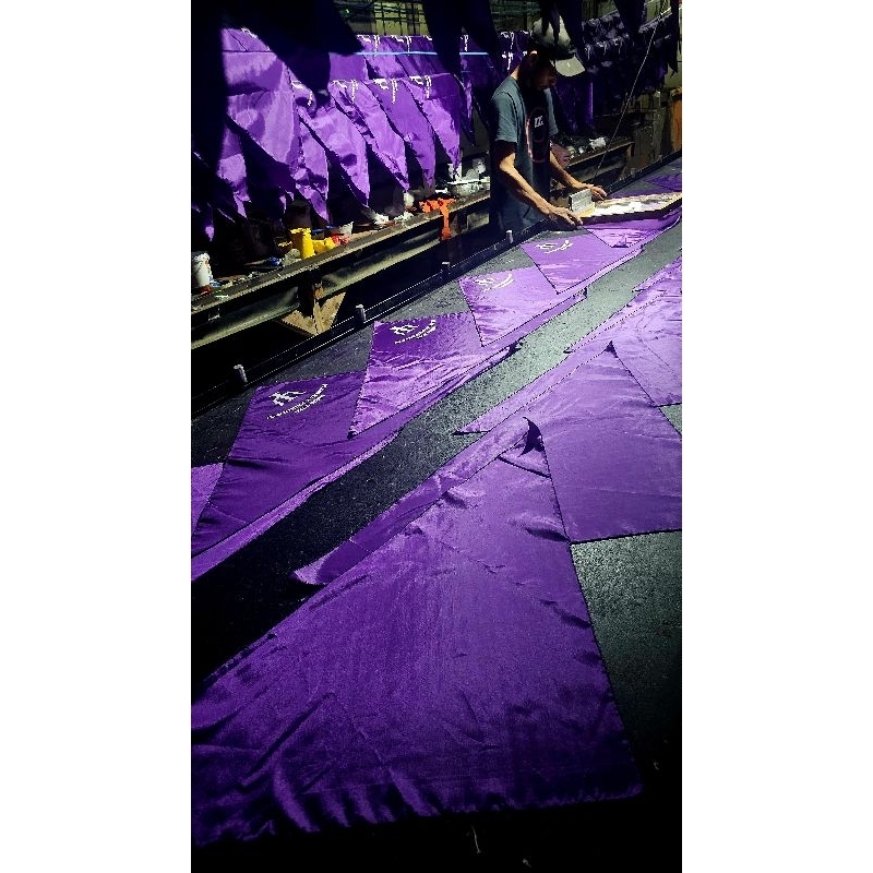 Jual SLAYER CUSTOM SYAL SEGITIGA SABLON CUSTOM UKURAN 75X105X75 CM ...