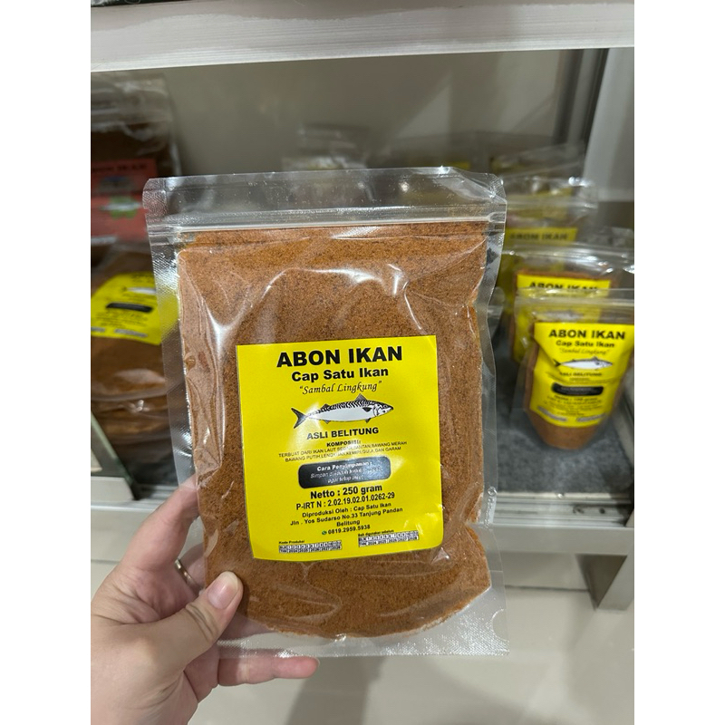 Jual Abon Ikan Sambal Lingkung Khas Belitung 250gr | Shopee Indonesia