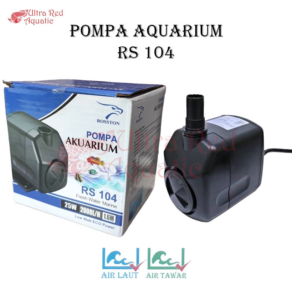 Jual Rosston RS 104 RS-104 Power Head Pompa Air Aquarium Kolam Ikan LOW ...