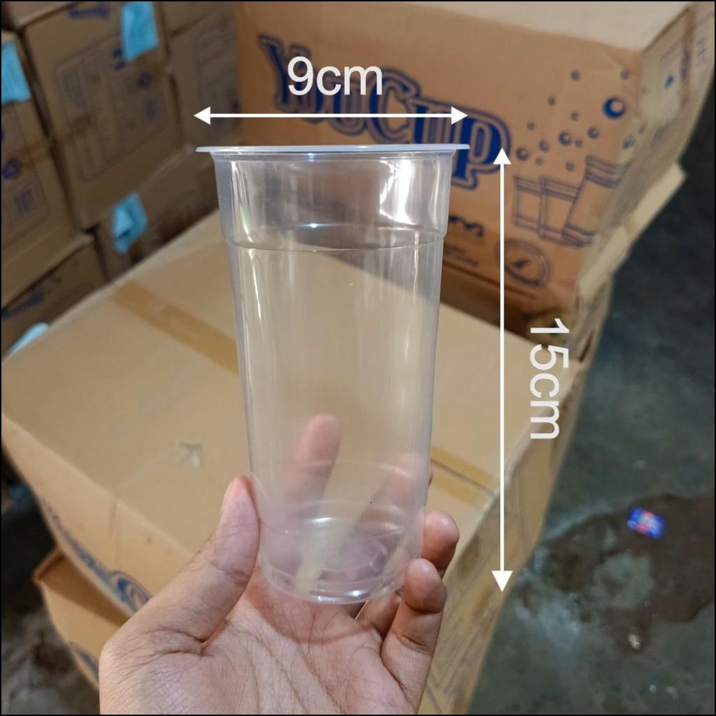 Jual Gelas Plastik Ice Tea/Es Teh Jumbo. Cup Teh Merk You Cup 22 oz ...