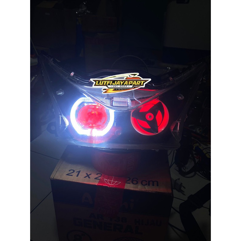 Jual CUSTOM Sharinggan Beat gen 2 Beat 2024 kayles plus ala Biled 2,5 ...