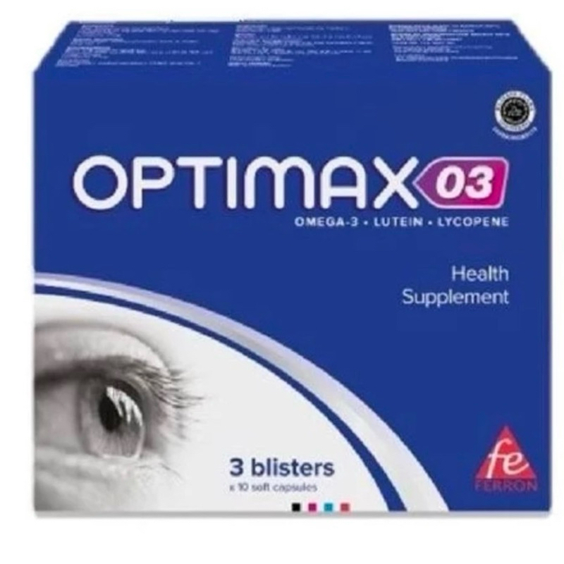 Jual Optimax O3 box 30 tablet ( memelihara kesehatan mata ) | Shopee ...