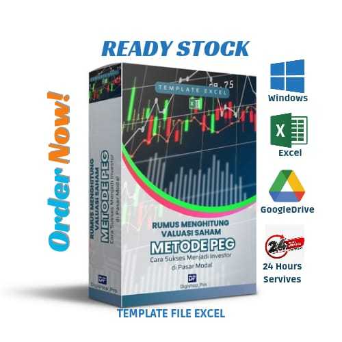 Jual [TT2411] Template Rumus Otomatis| Menghitung Valuasi Saham dengan ...