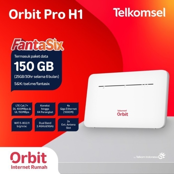 Jual Telkomsel ORBIT PRO H1 Huawei B535 Modem WiFi 4G GARANSI RESMI | Shopee Indonesia