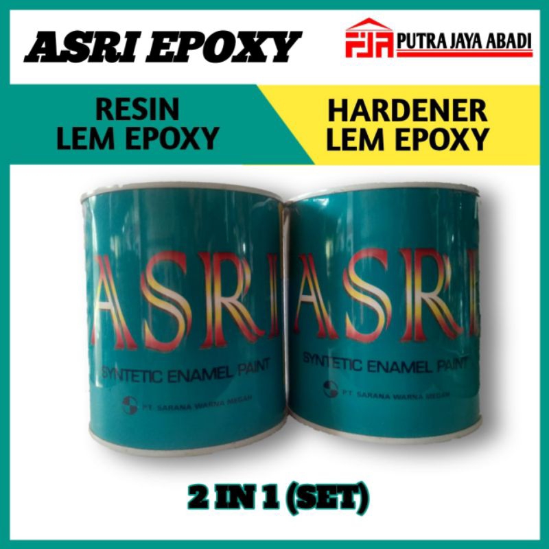 Jual Lem EPOXY RESIN & Hardener Asri 1 kg | Shopee Indonesia
