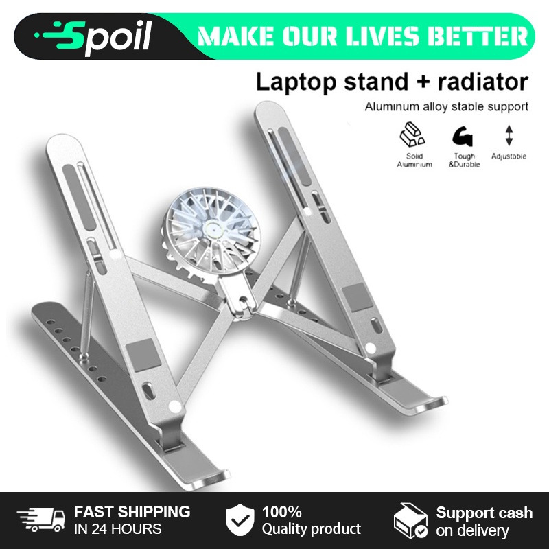 Jual Stand Laptop Lipat Aluminium Multi-position Adjustment Desktop ...