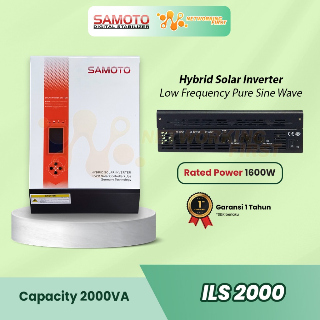 Jual Samoto Inverter Panel Surya ILS2000/1600Watt Hybrid Inverter Solar ...