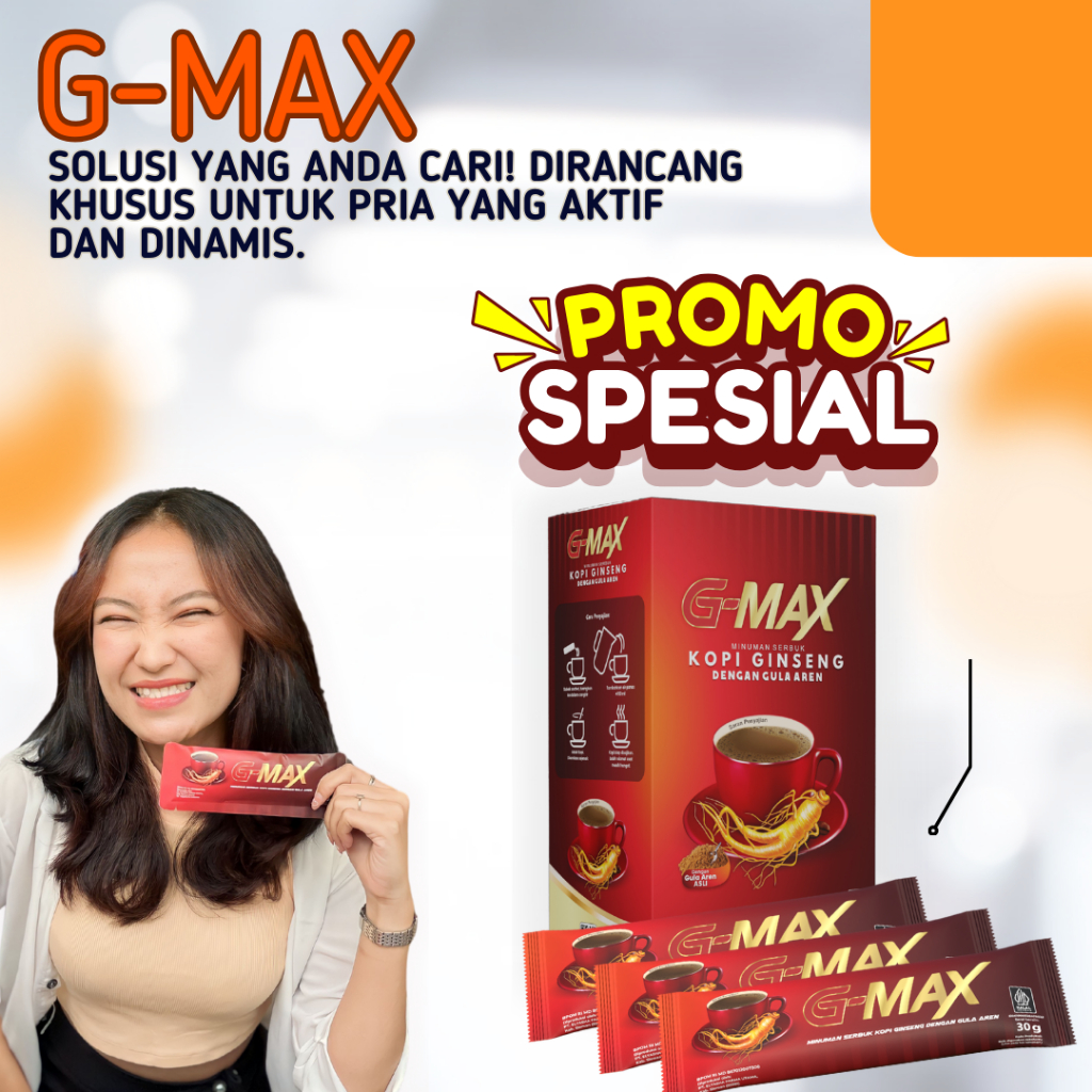 Jual G-MAX Minuman Kopi Stamina Pria Dewasa Extra Gingseng Original Tahan Lama Awet Bersama ...