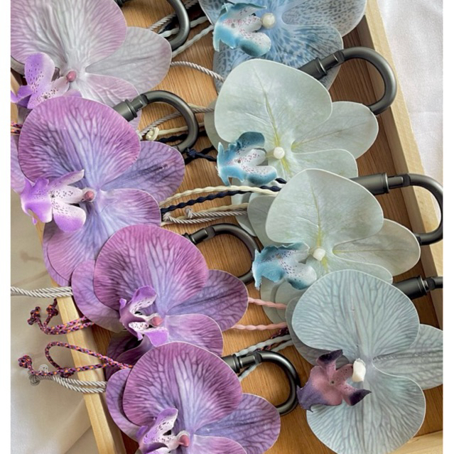 Jual ORCHID bag charm | Keychain bunga anggrek | Shopee Indonesia