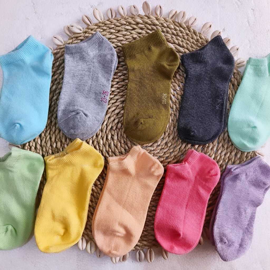 Jual isi 3 pasang - ankle socks size 3-8tahun | Shopee Indonesia