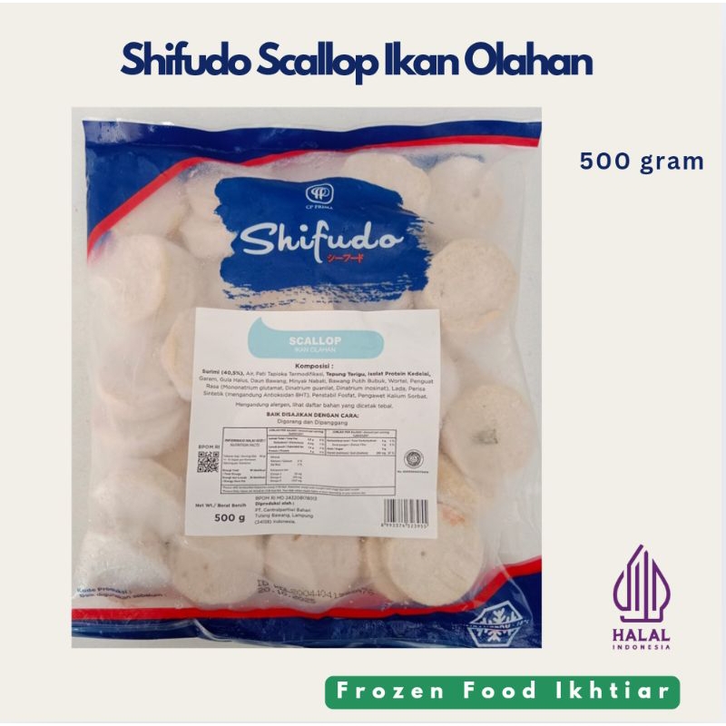Jual Scallop Shifudo Ikan Olahan 500 gram | Shopee Indonesia