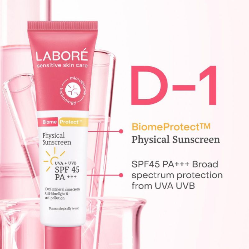 Jual Labore Physical Sunscreen SPF 50 PA+++ Biome Protect | Shopee ...