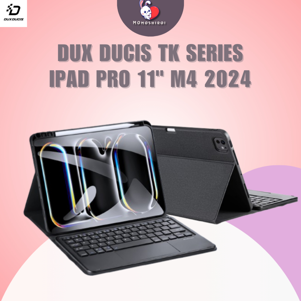 Jual Wireless Keyboard Case IPAD PRO 11 M4 2024 Inch Inci Dux Ducis Cover Casing Bluetooth TK ...