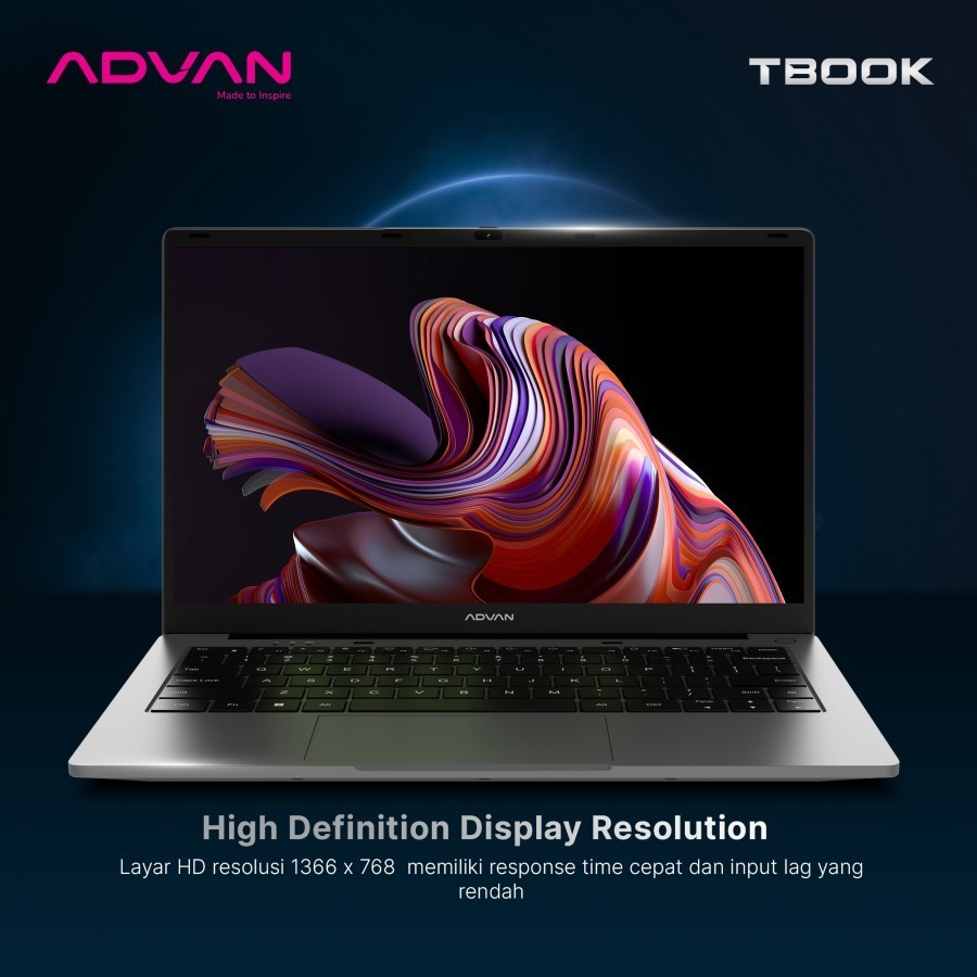 Jual ADVAN T-BOOK INTEL N100 TURBO BOOST 3.40GHZ 4GB 128emmc W11 14" HD ...