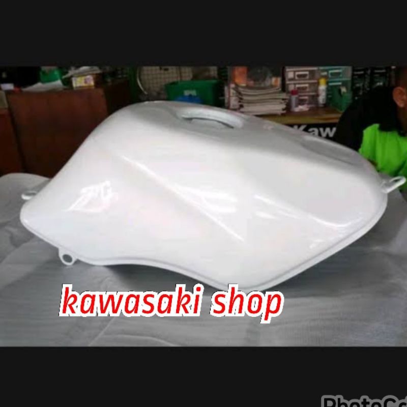 Jual tangki tengki ninja rr new old putih original kawasaki | Shopee ...