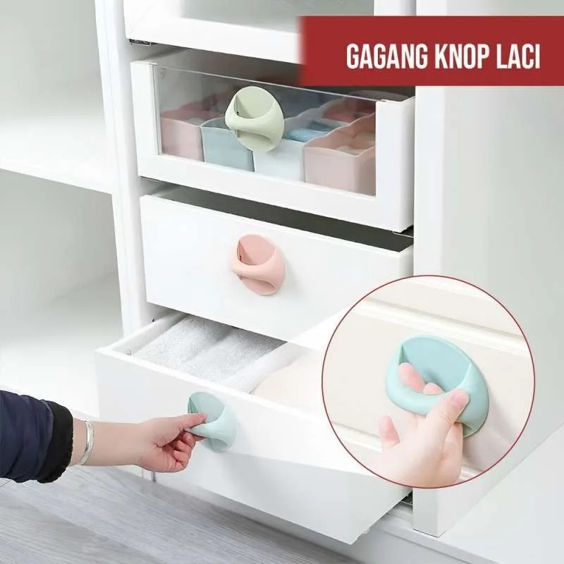 Jual Pegangan Pintu Tempel Lemari Pakaian Bulat - Tempelan Gagang ...