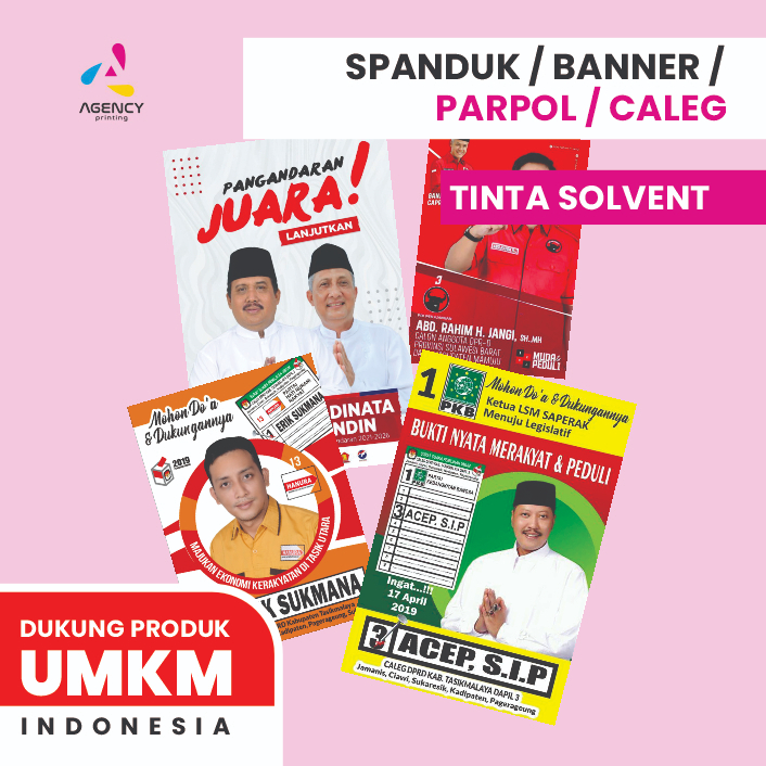 Jual Cetak Print Banner Spanduk Baliho Caleg Partai Pemilu | Shopee ...