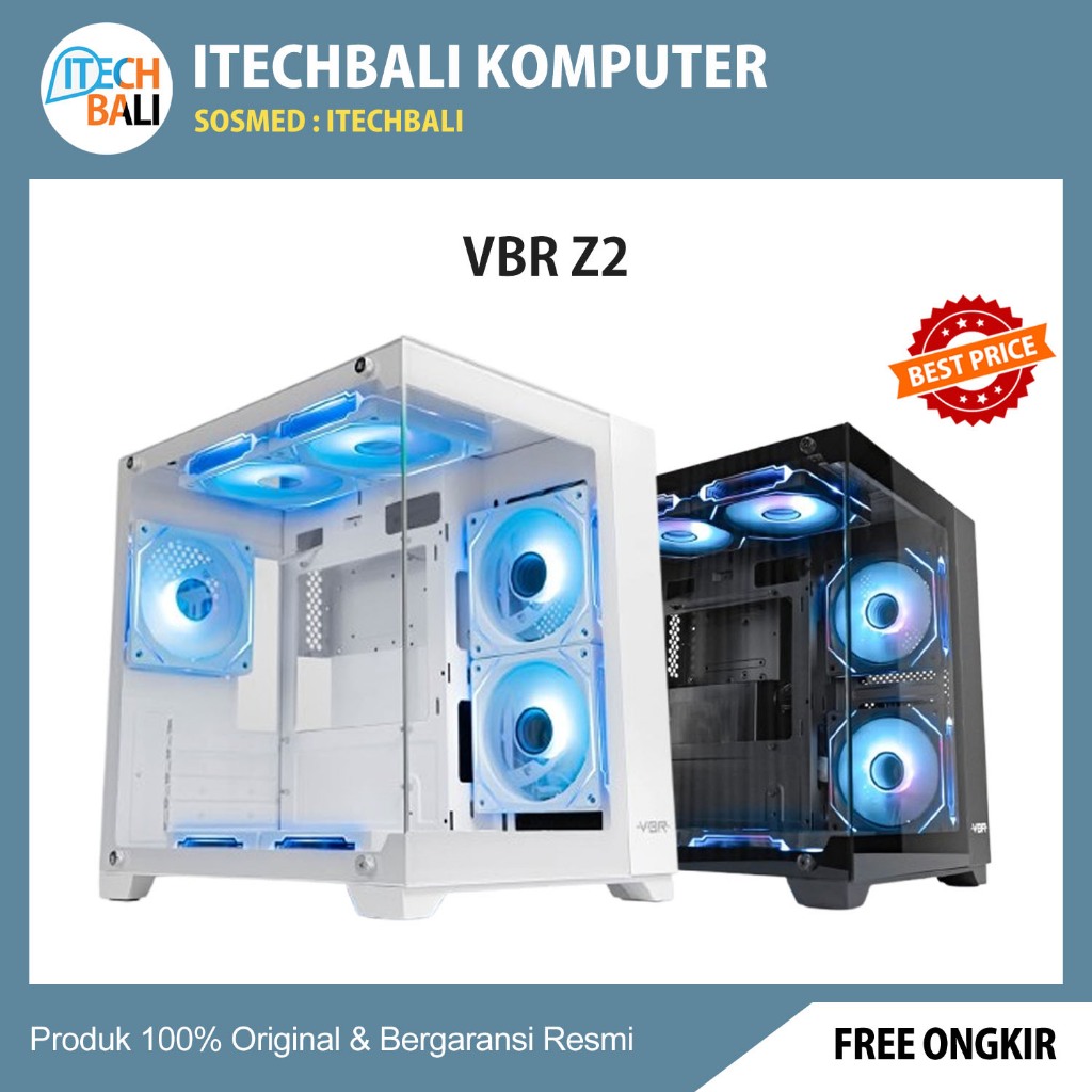 Jual Casing VBR Z2 M-ATX Dual Chamber | ITECHBALI | Shopee Indonesia