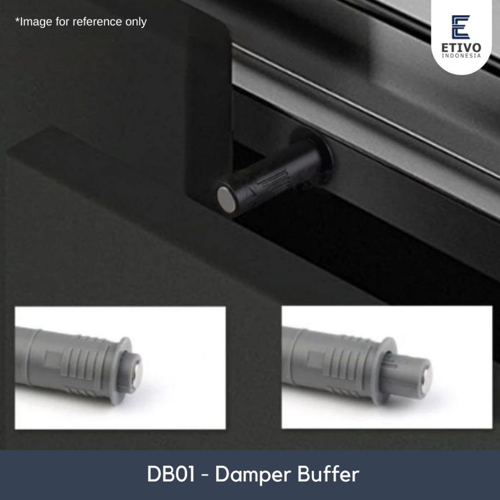 Jual DB01 Etivo Built-In Push to Open Damper Buffer Hidden | Tip On ...