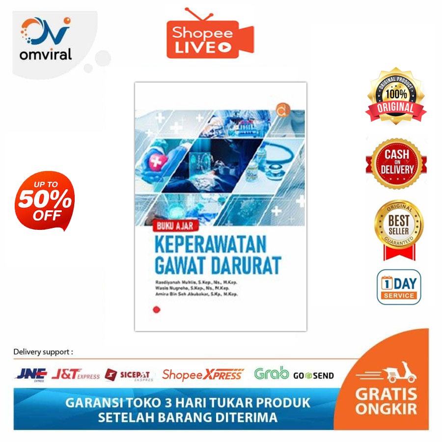 Jual Buku Ajar Keperawatan Gawat Darurat Rasdiyanah Muhlis, - BW Penerbit Buku Deepublish Store ...