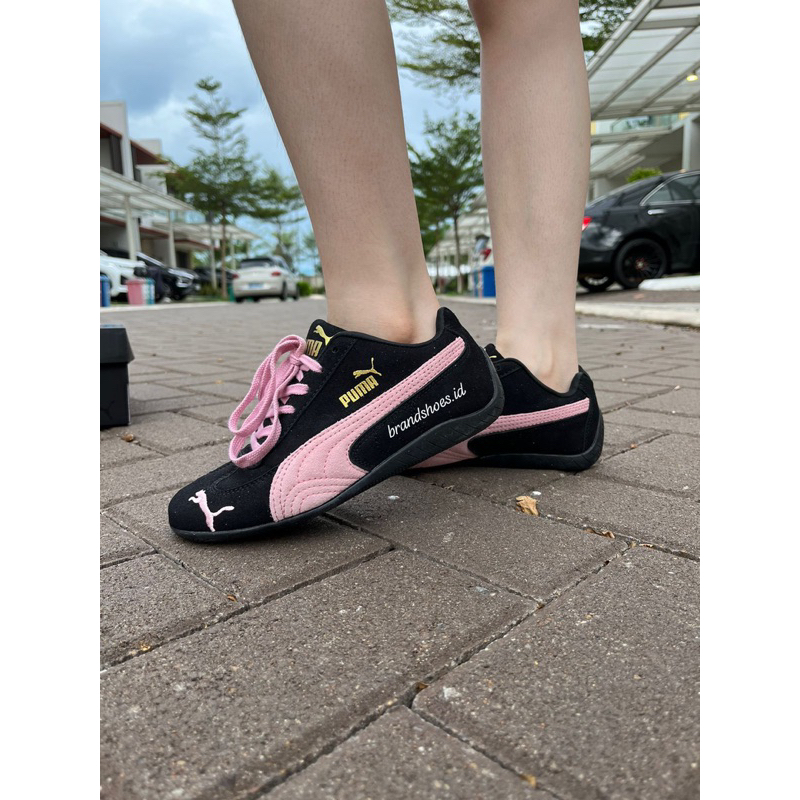 Jual PROMO PUMA SPEEDCAT BLACK PINK | Shopee Indonesia